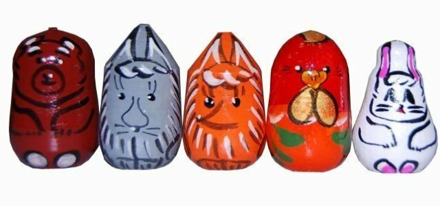 Пальчиковый театр "Лубяная избушка" 7шт.(РНИ)