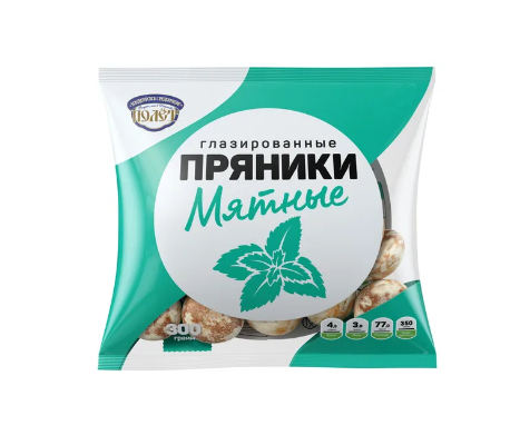 Пряники Полёт, Мятные, 300 гр