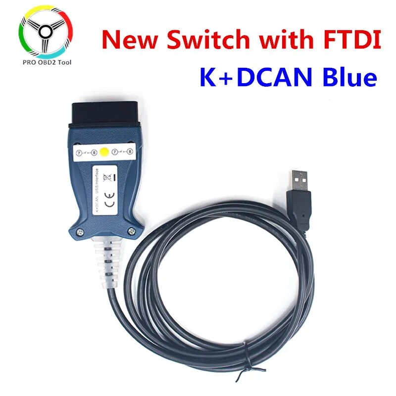 K+DCAN Blue FTDI USB диагностический интерфейс