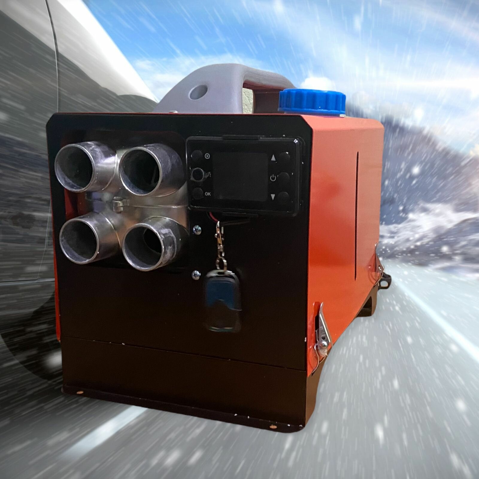 Автономный переносной дизельный отопитель (сухой фен) 5,5 кВт