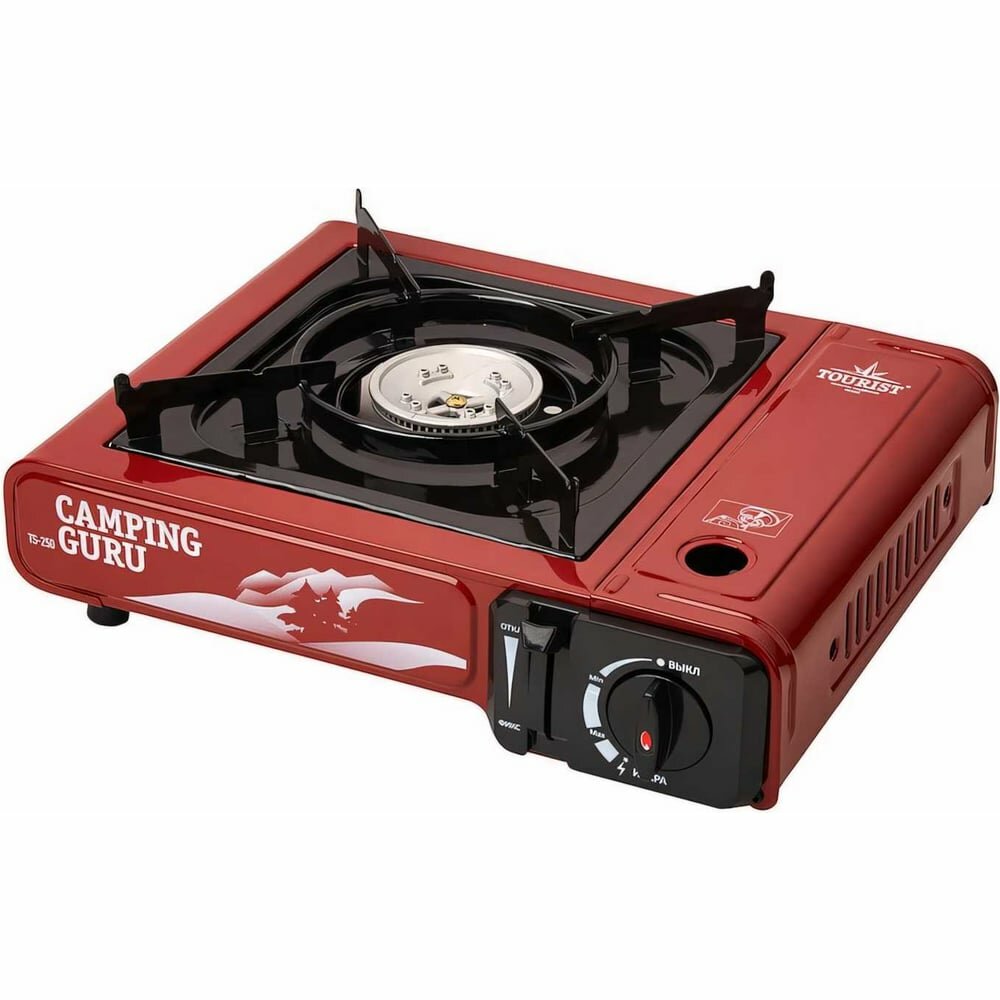 Газовая портативная плита CAMPING GURU TOURIST TS-250, Выпускается в нескольких цветах