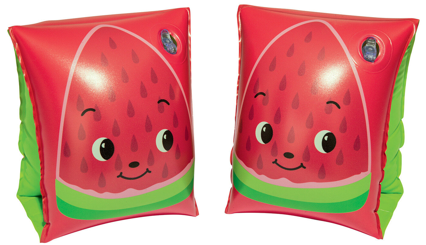 Детские надувные нарукавники Bestway "Фрукты" для плавания и купания в бассейне и на море, 23х15 см, 3-6 лет