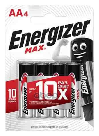 Батарейка AA LR6 1.5V блистер 4шт. Alkaline Max ENERGIZER Energizer арт. ENR-437645