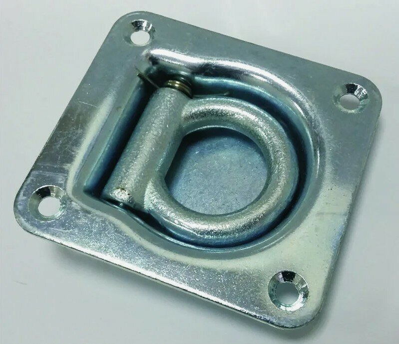 Кольцо такелажное для крепления груза врезное с пружинным фиксатором 2т 1 штука