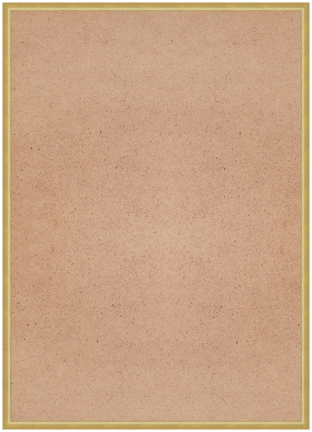 Рамка алюминиевая Нельсон, 30х40см, матовое золото, вставка - ПЭТ антиблик