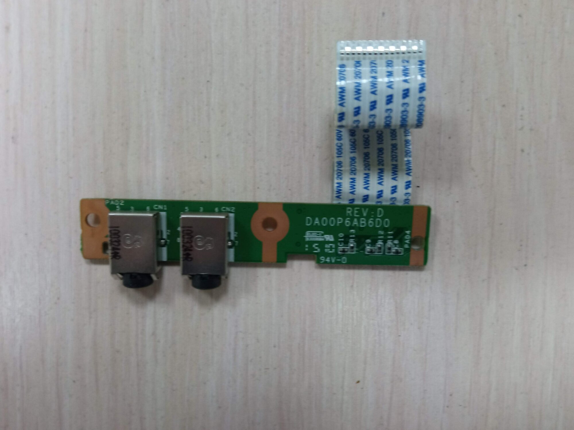 Плата модуль звука HP Compaq Presario CQ61, CQ71 DA00P6AB6D0