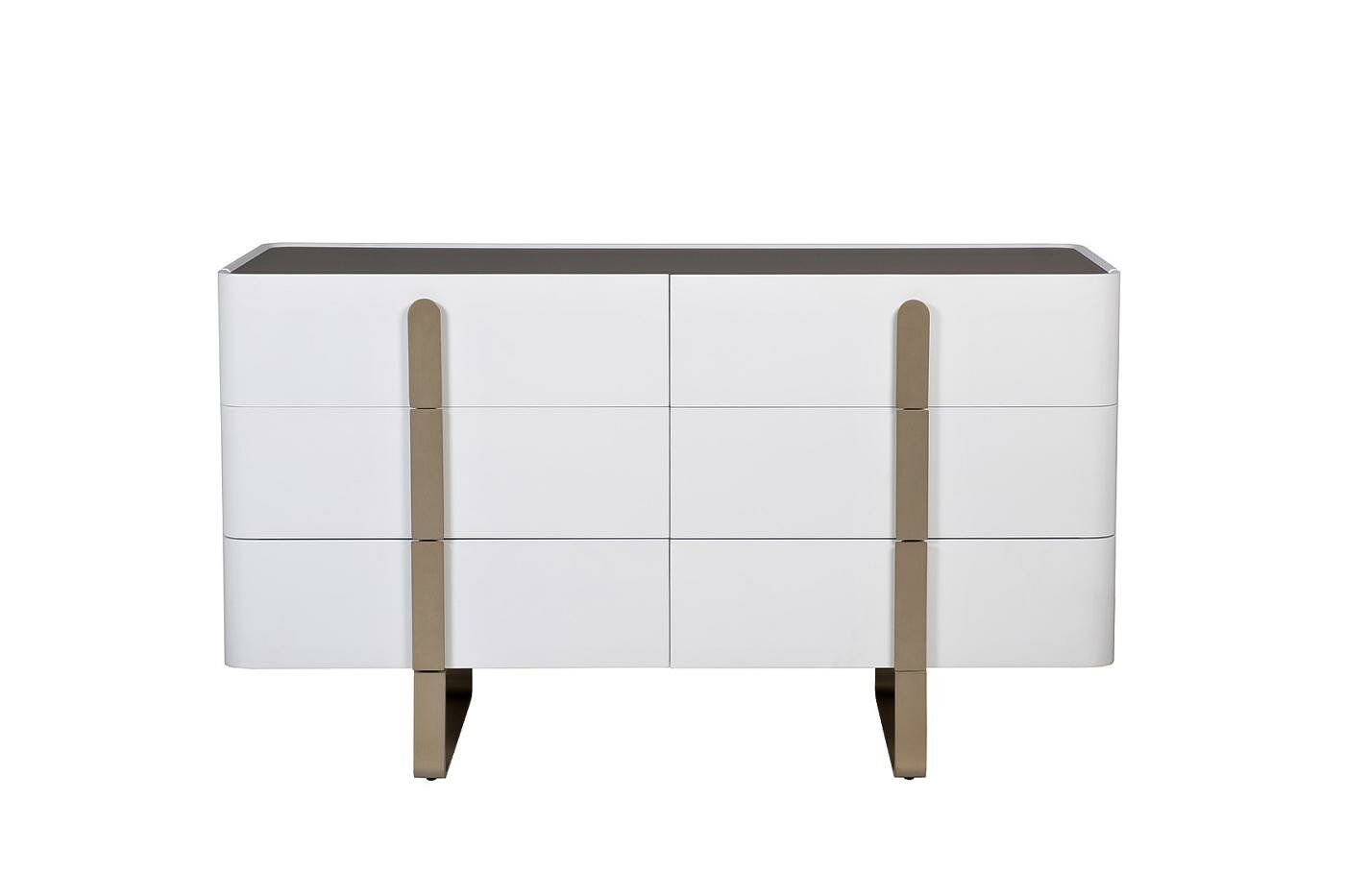 Комод Garda Decor 77IP-20861 Комод светлый с металл. каркасом 140*50*85см арт. 77IP-20861