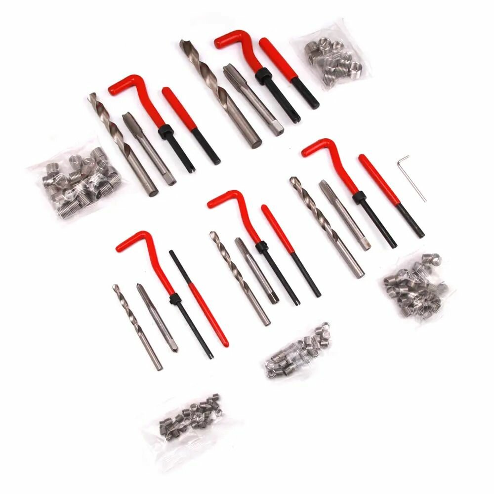 Набор для восстановления резьбы Car-Tool CT-H016, 125 шт