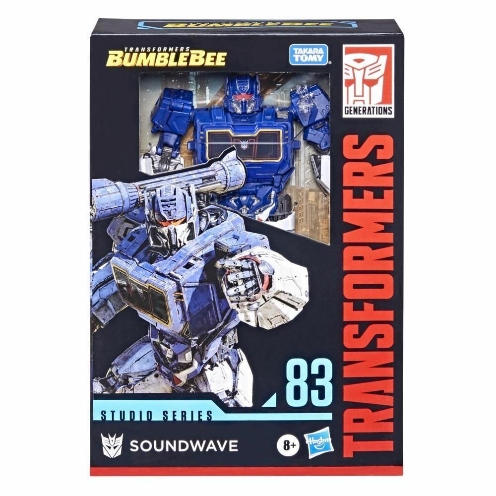 Трансформеры игрушки Hasbro Transformers Toys Studio Series SS83 Voyager Transformers: Bumblebee Soundwave (16.5cm) F3173