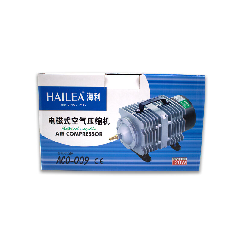 Hailea ACO-009 120 Вт 120 л/мин воздушный компрессор воздушный насос оксигенационный насос аквариум рыбный пруд
