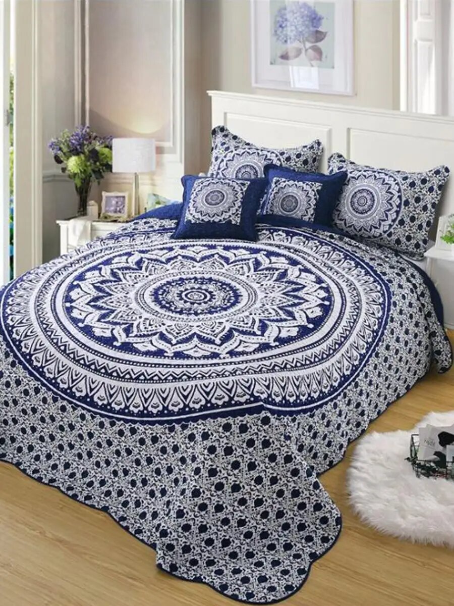 Покрывало 230х250 Patchwork наволочки 50х70 хлопок