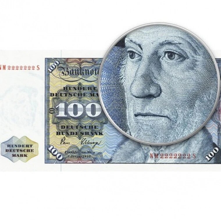 100 марок 1980 года Федеративная Республика Германия сувенирная копия, банкноты и купюры редкие коллекционные