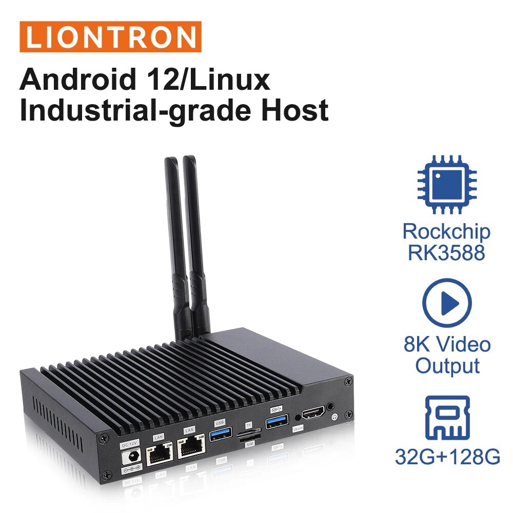 Мини-ПК liontron DEC-3588 4/8/16/32 ГБ 16GB RAM 128GB ROM