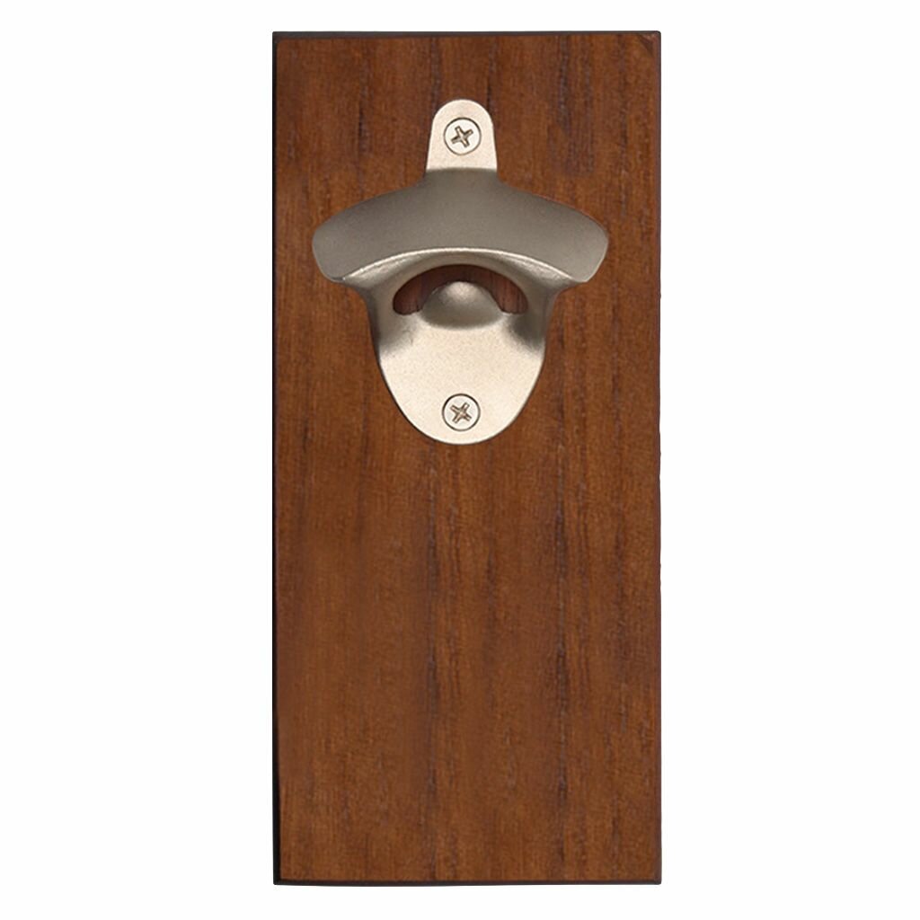 Магнитная открывалка для бутылок вина из бука, настенные открывалки пива, винтажные пятницы