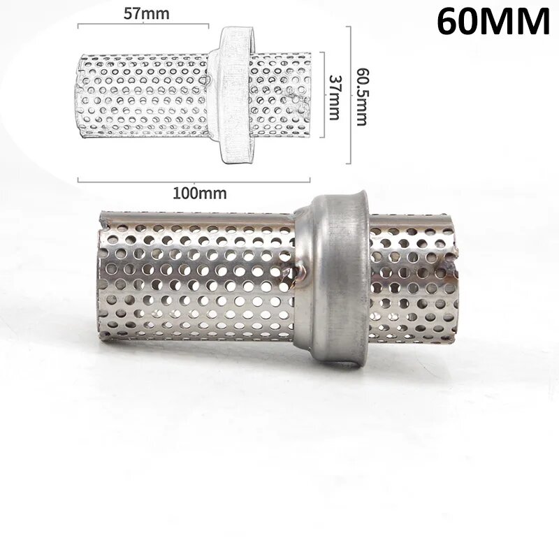 51 мм 60 мм универсальный DB Killer Catalyst без шнуровки мотоциклетный глушитель шума звук выхлопной глушитель для побега мотоцикла A-60mm