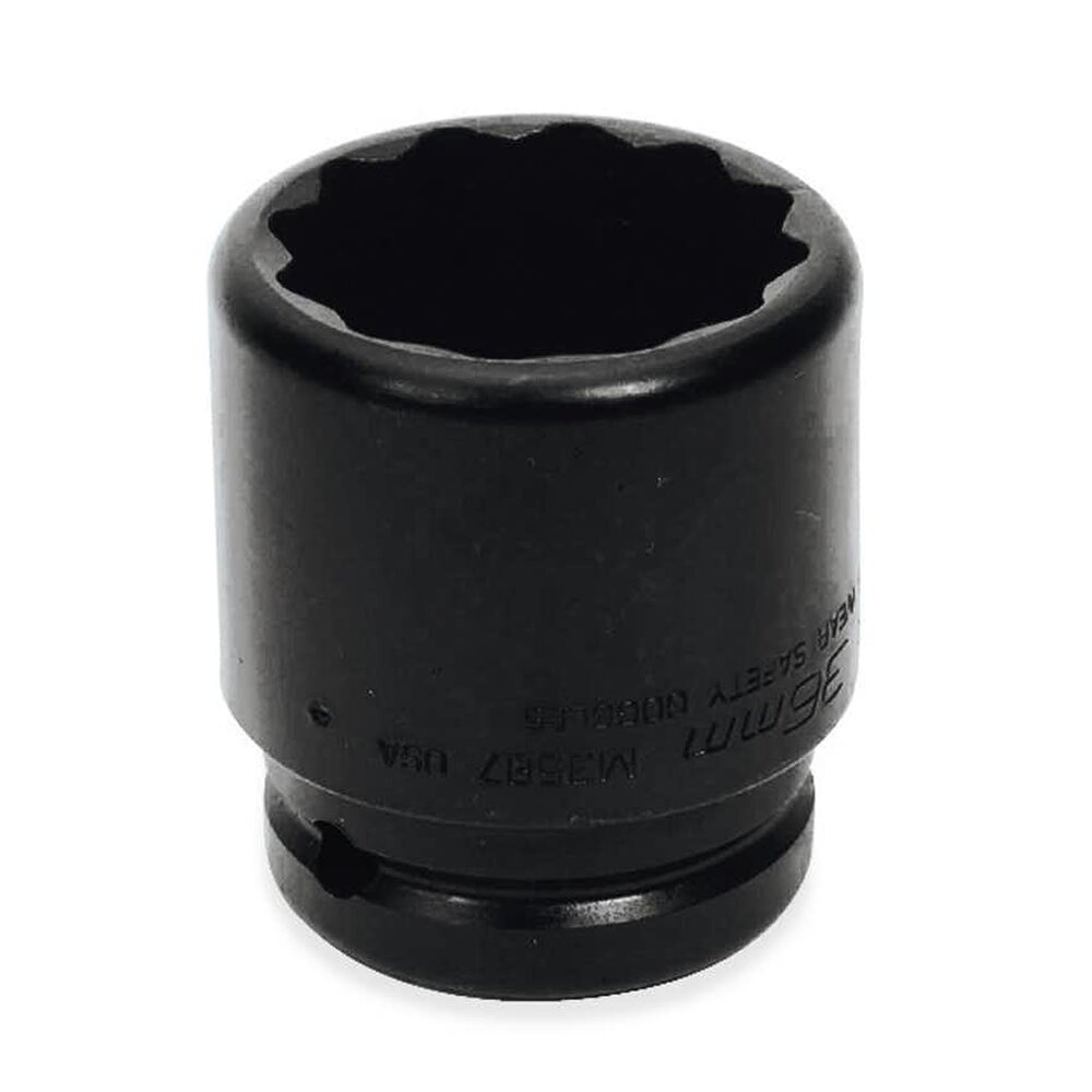 Головка ударная 36мм 12-гранная, квадрат 3/4", M3587