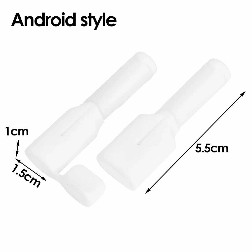 Силиконовый чехол для кабеля White For USB