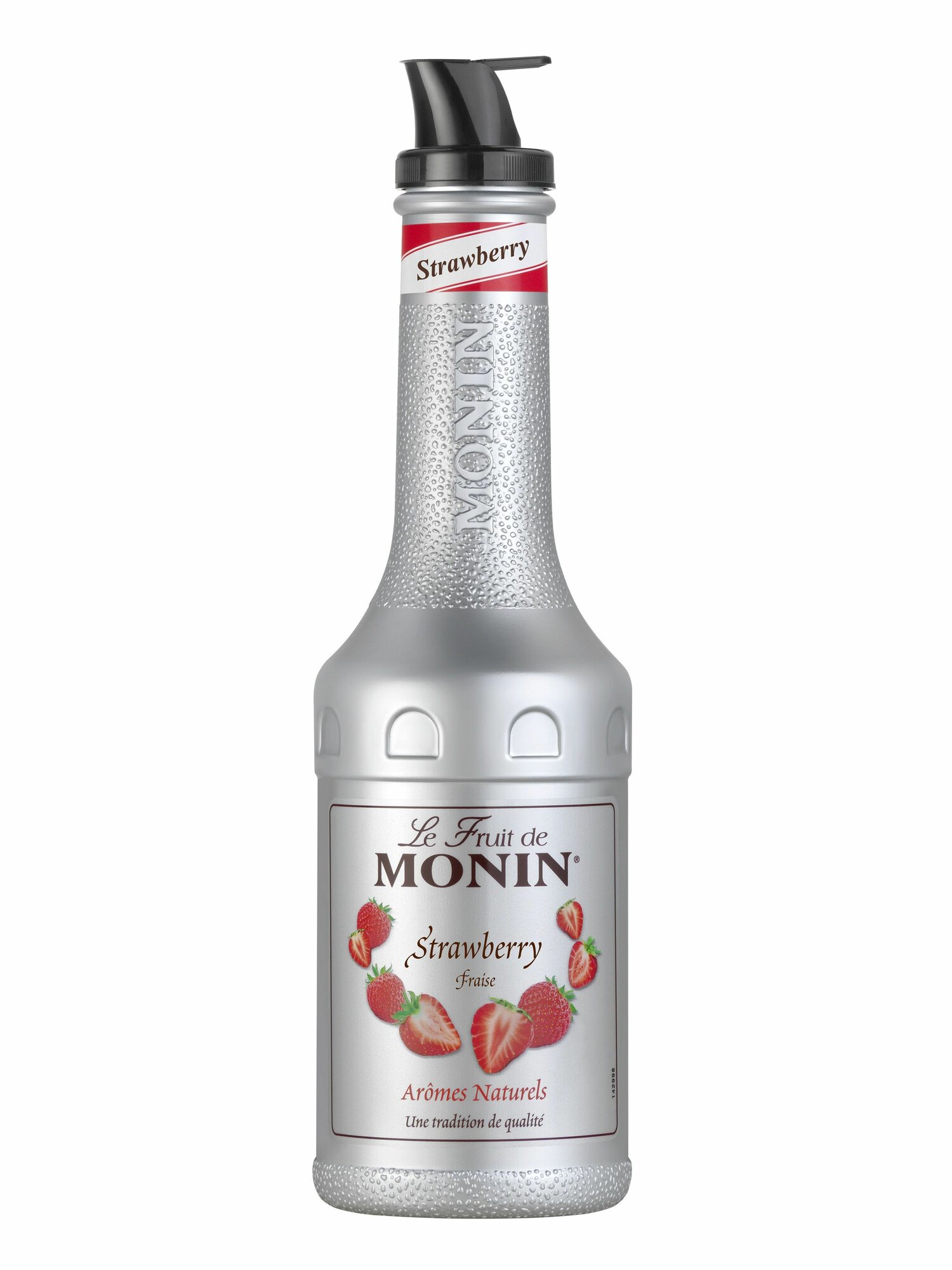 Основа (пюре) для напитков Клубника 1л Monin, без ГМО, натуральный продукт