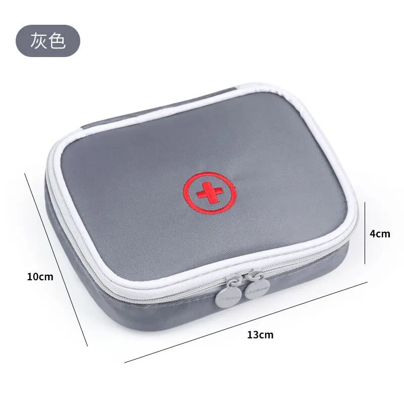 PULUE Портативная мини-сумка для лекарств серая серый