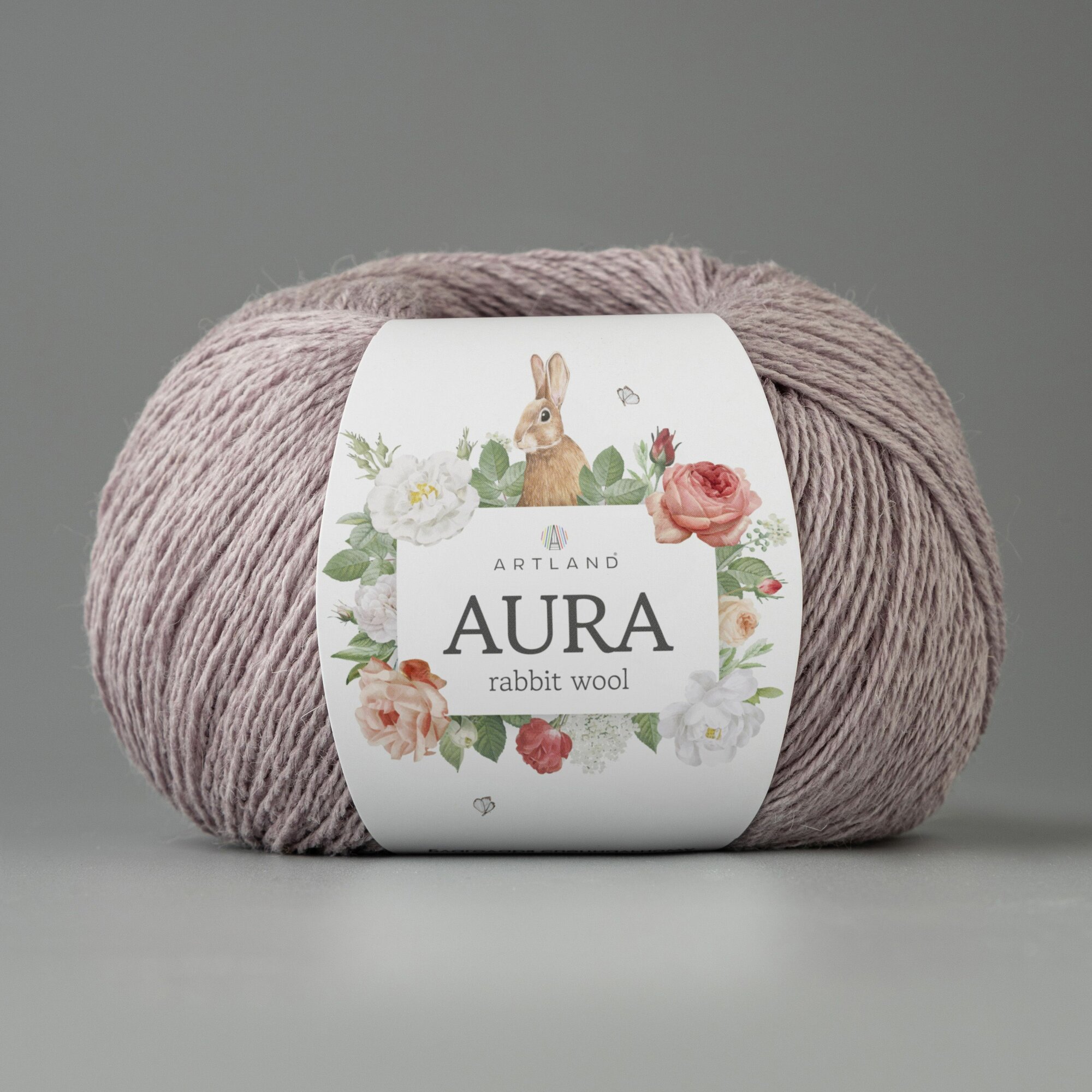 Пряжа Artland Aura 49 пыльная сирень (50г/350м, упаковка 5 мотков)