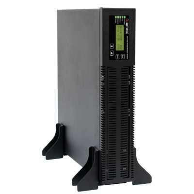 ИБП STR500SL Онлайн (с двойным преобразованием), 1-фазное входное напряжение, выходная мощность 500 ВА - 400 Вт, напольный, стоечный, черный, вес 15 кг, STR500SL