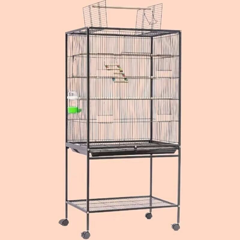 Большая клетка для птиц, 61*43*125 см, подходит для попугаев и других мелких и средних птиц-