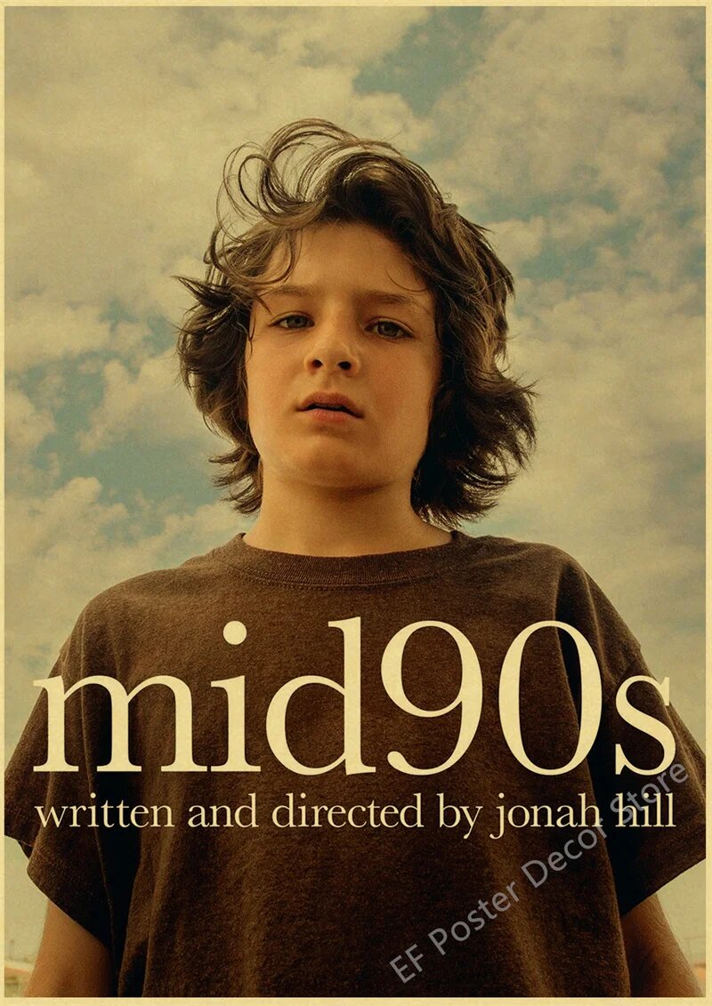 Постеры с фильмами «Лунный свет/Mid90s/Akira» на крафтовой бумаге 11, A4