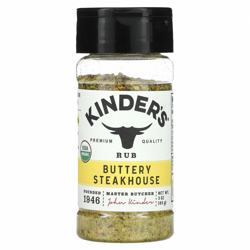 KINDER'S, приправа, маслянистый стейк, 86 г (3 унции)