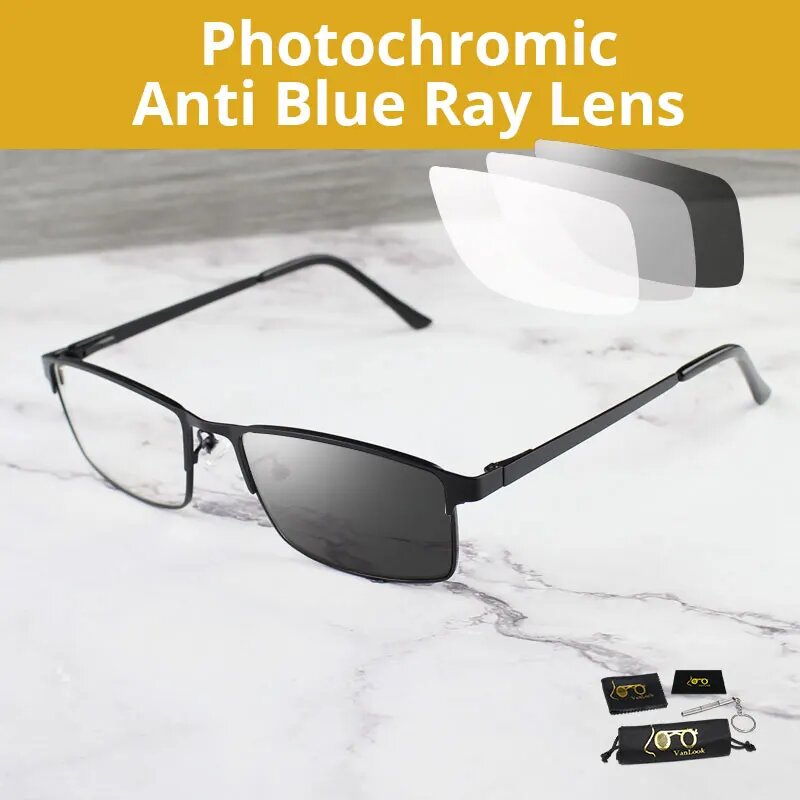 VANLOOK Фотохромные очки +400, Photochromic