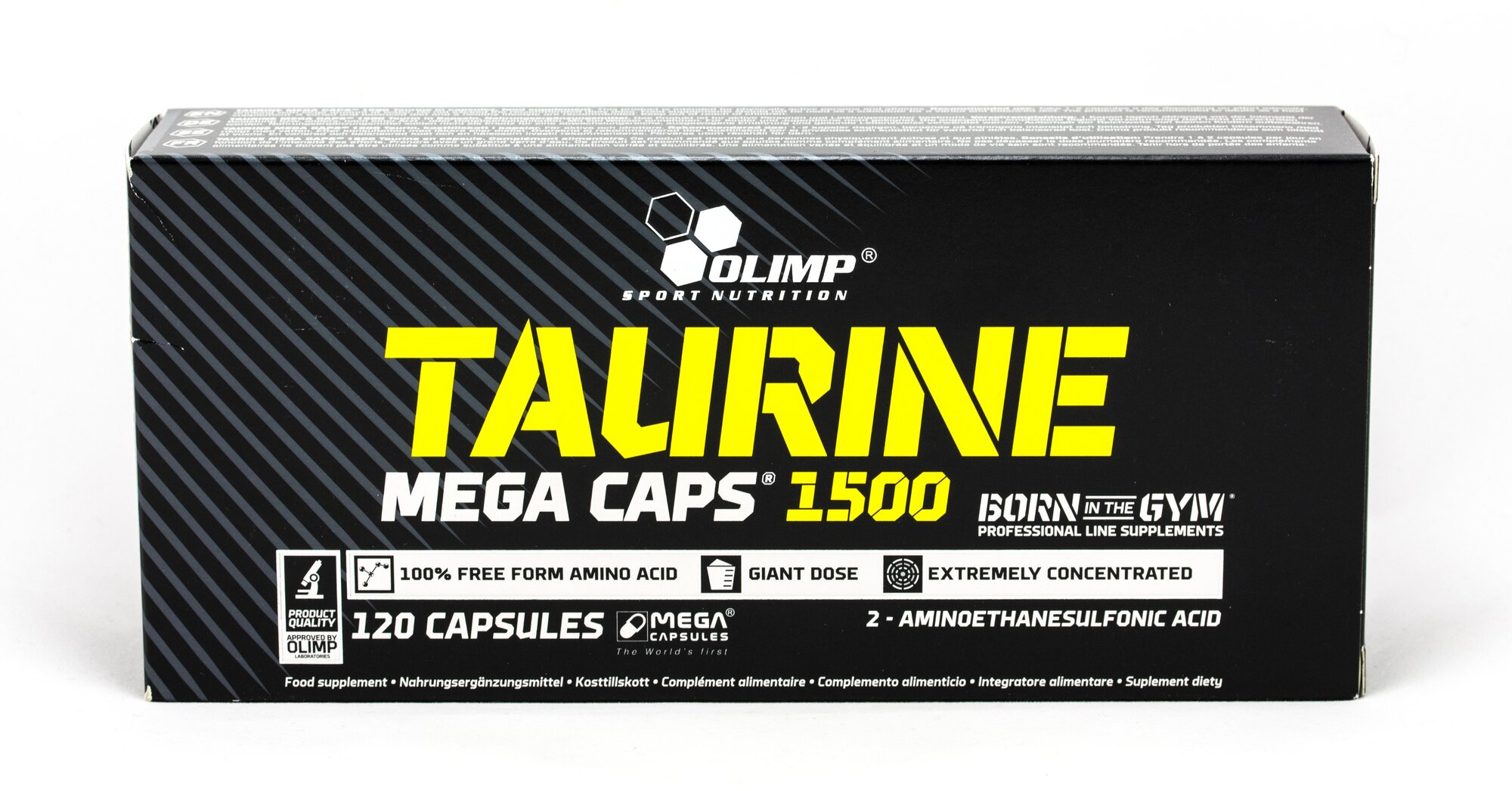 Olimp Sport Nutrition, Комплекс аминокислот и Таурин для энергии, выносливости и набора мышечной массы, 120 капсул
