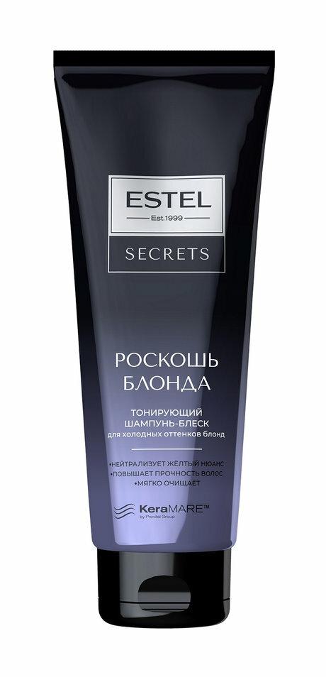 Estel Secrets Роскошь блонда Тонирующий шампунь-блеск