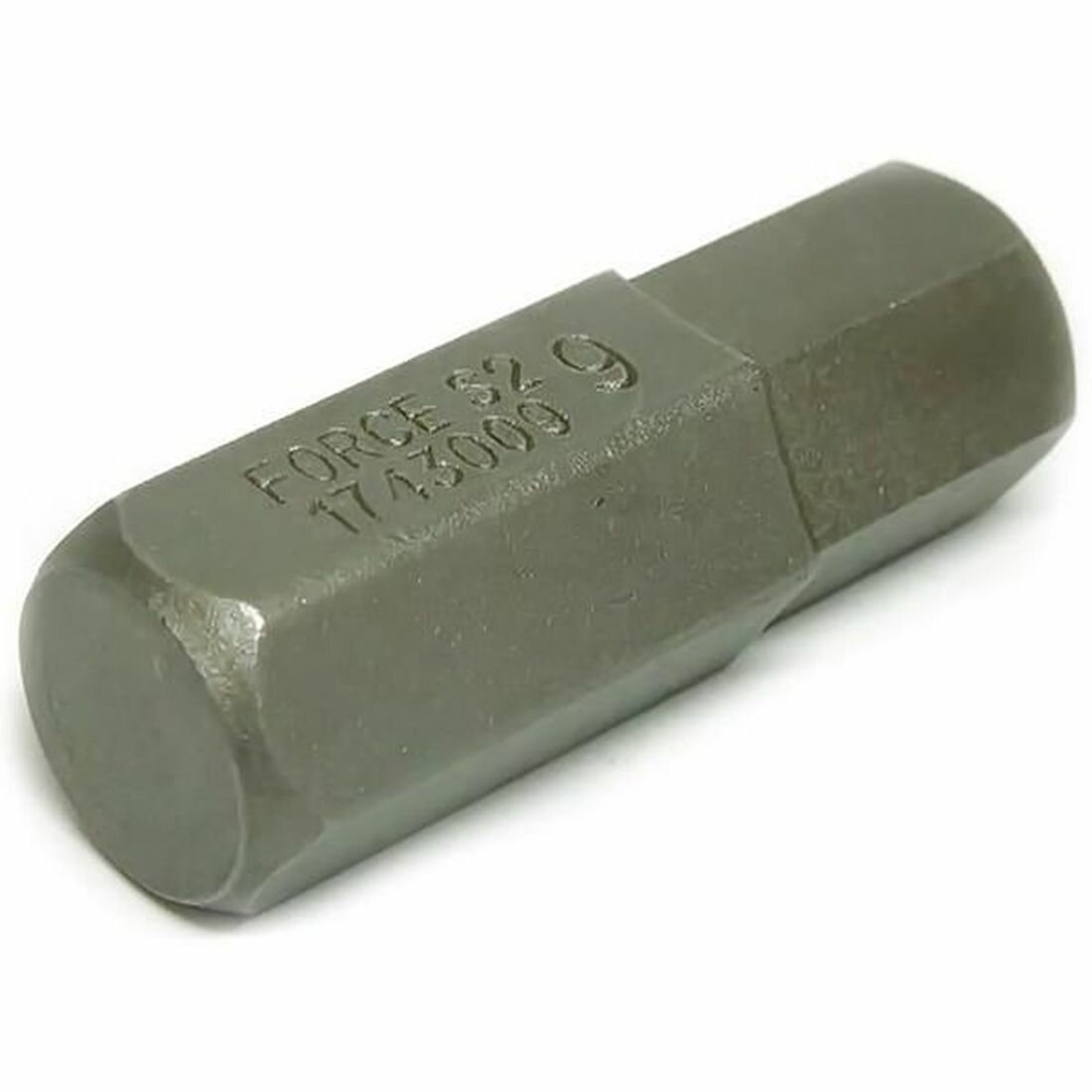 Бита для шуруповерта шестигранная 10 мм L=30 мм HEX 9 мм, Force 1743009