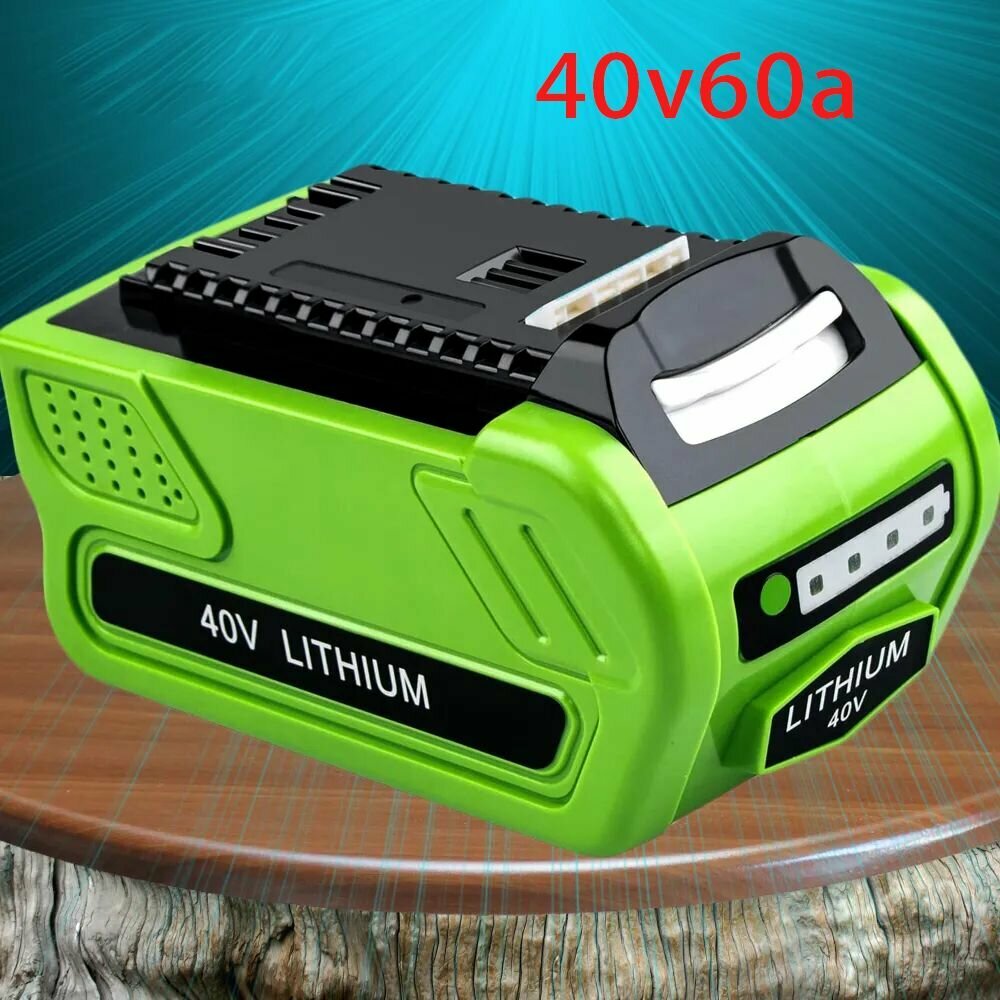 Сменная батарея емкостью 40 В емкостью 4000 мАч подходит для литиевой батареи Greenworks 40 В 29462 29472