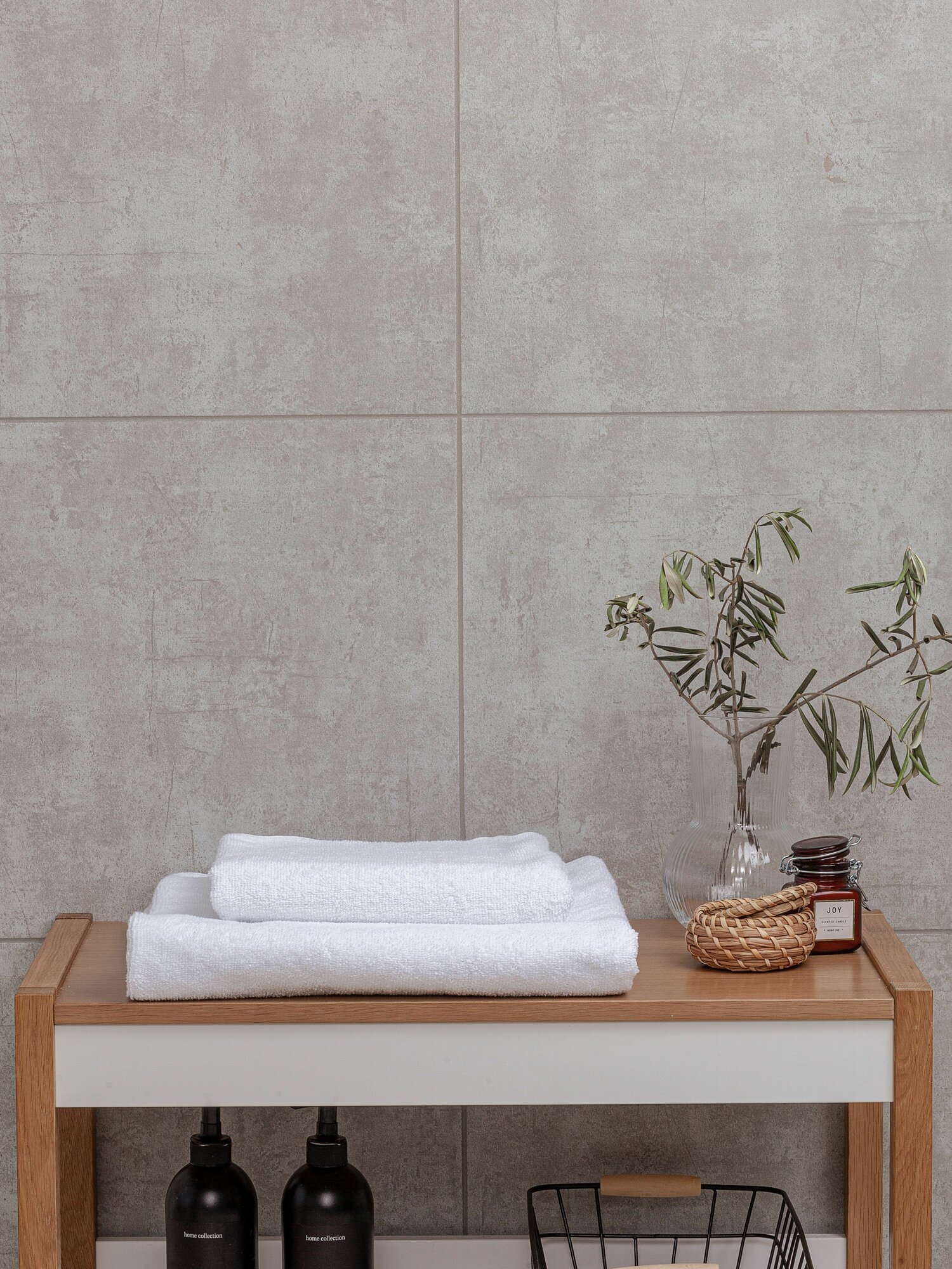 Набор махровых полотенец "люкс" из 2-х штук (50*90, 70*140 см.). Цвет - Белый.