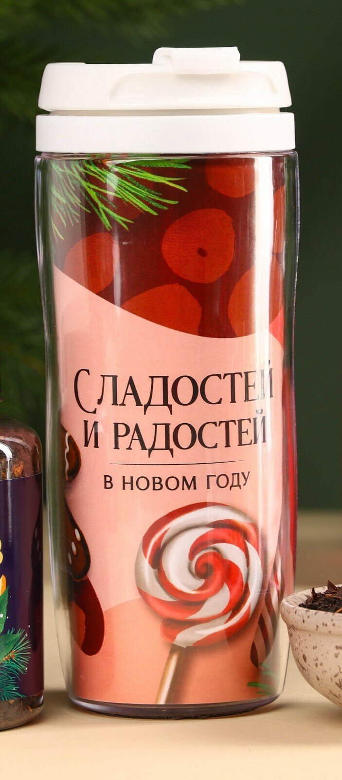 !09 Термостакан 400 мл. цвет микс