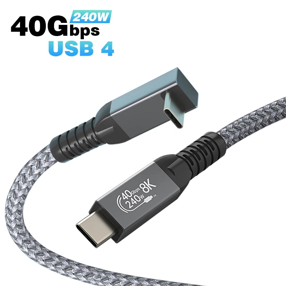 USB 4 кабель 1.5м, 40G, 240W, USB4 L3