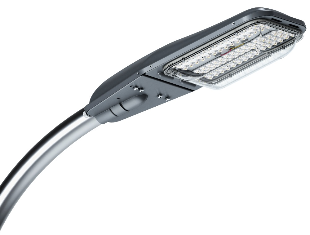 Светильник уличный GALAD / Галад Победа S LED-100-ШБ3С-IP65-УХЛ1 консольный светодиодный в стальном корпусе с рассеивателем, мощностью 100Вт, 13000Лм, 5000К, размером 530х240х130мм / освещение