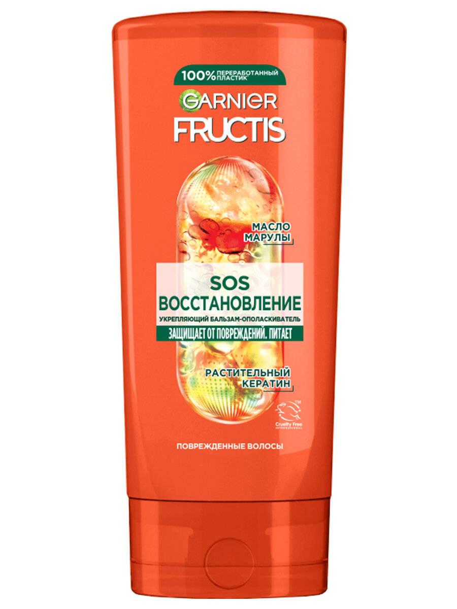 Бальзам-ополаскиватель для волос Garnier Fructis SOS Восстановление 200мл
