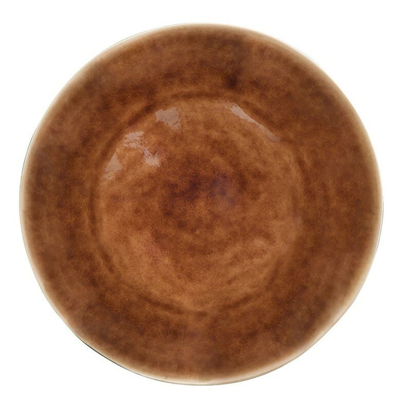 Тарелка обеденная Riviera 27 см материал керамика, цвет коричневый, Costa Nova, Португалия, NAP275-TER(NAP275-01616G)