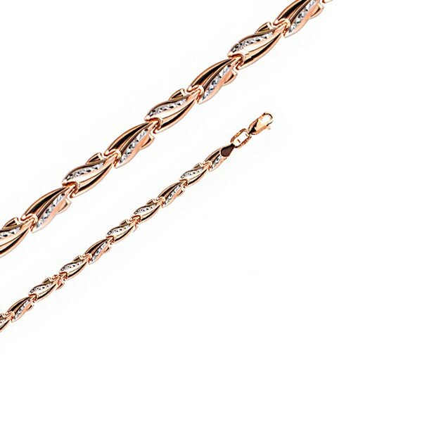 Браслет, красное золото, 585 проба