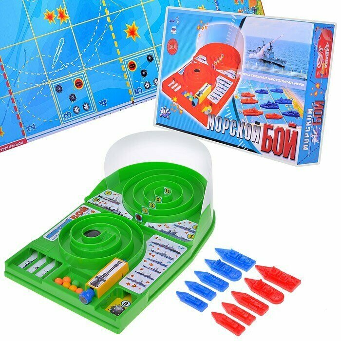 Настольная игра Омский Завод Электротоваров ОмЗЭТ Морской бой (ОМ-48008)