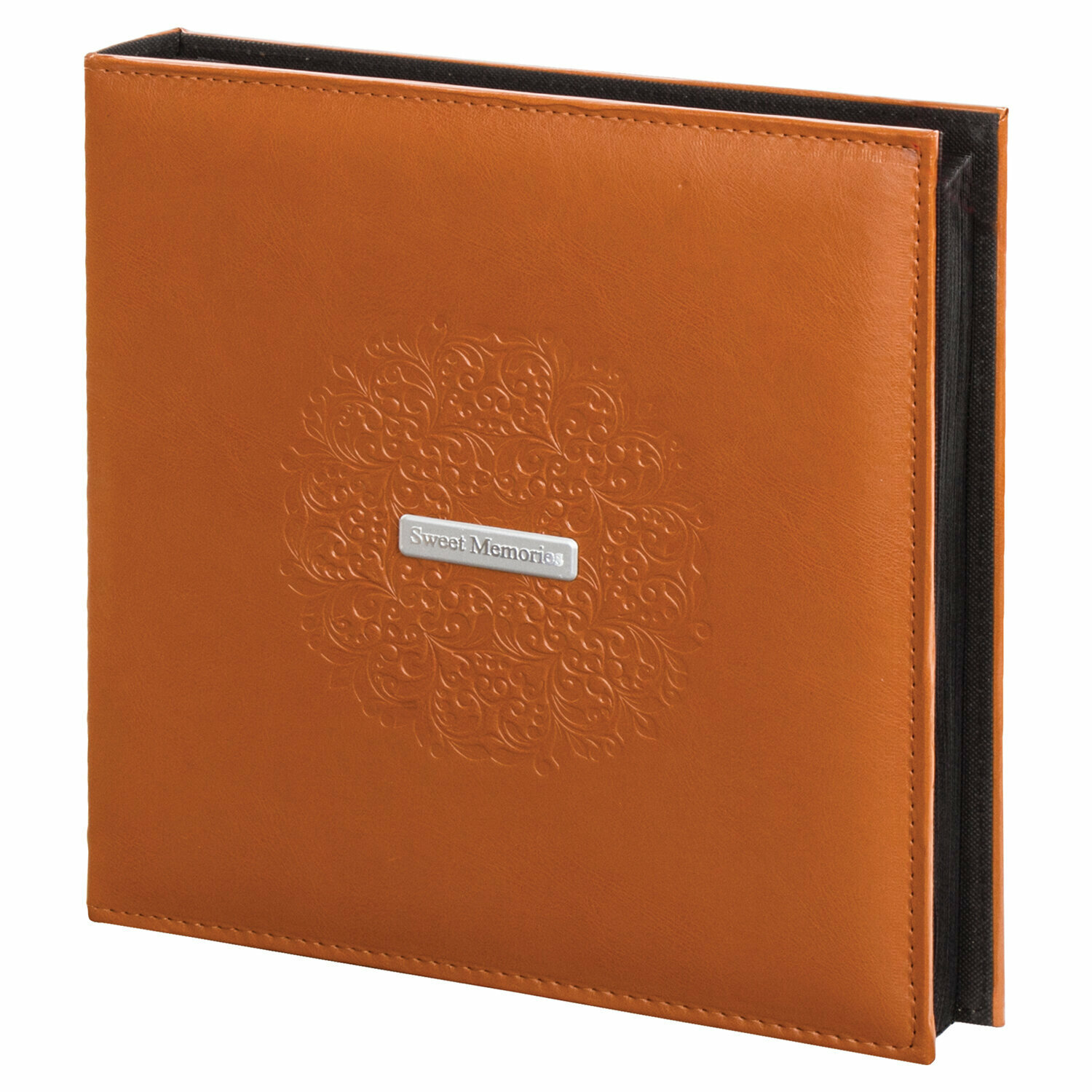 Фотоальбом Brauberg "Omega", на 500 фото 10х15 см, под гладкую кожу, коричневый