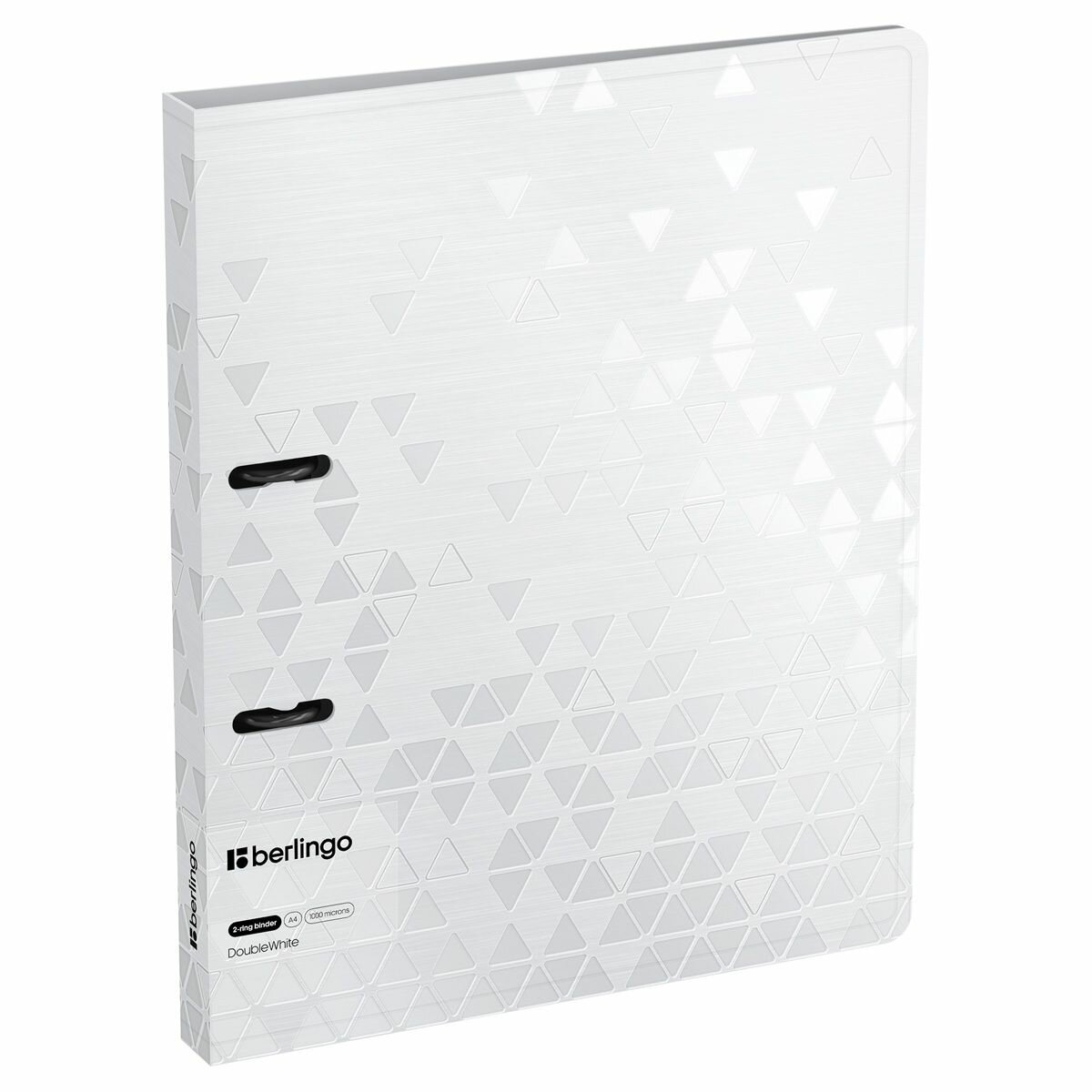 Папка Berlingo "DoubleWhite", 24 мм, 1000 мкм, белая, на 2 D-кольцах, с внутренним карманом (RB4_2D397)