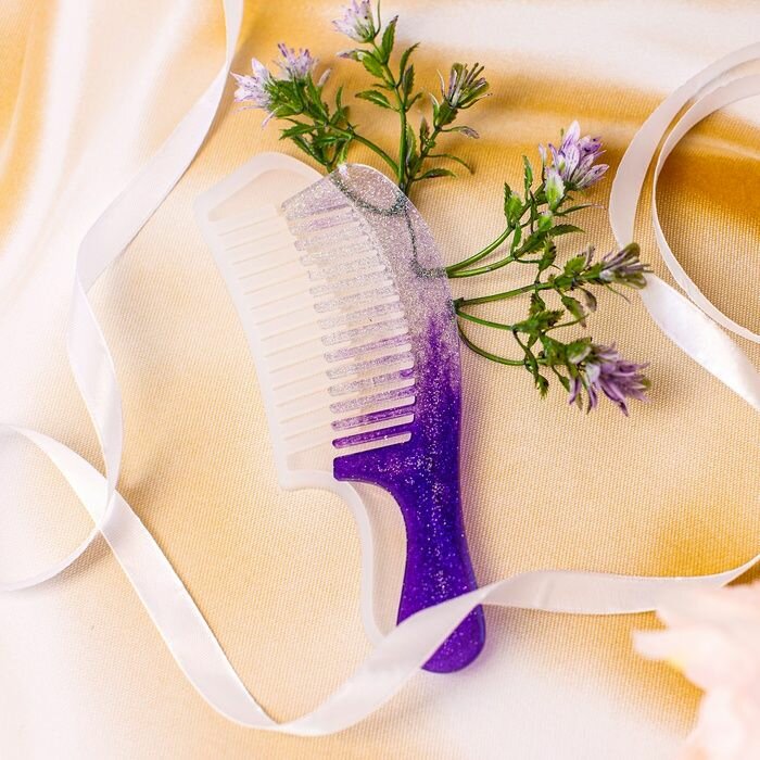 Форма-молд КНР "Расческа с ручкой", универсальная, силиконовая