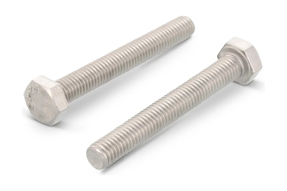 Metiz-A2 Болт DIN 933 M8x150 мм нержавеющая сталь A2 шестигранная головка 1 шт