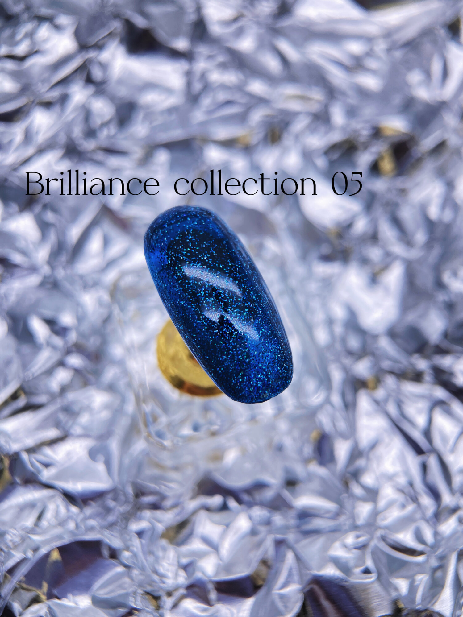 Гель лак Universe Profession Gel. Brilliance 5 синий 10мл