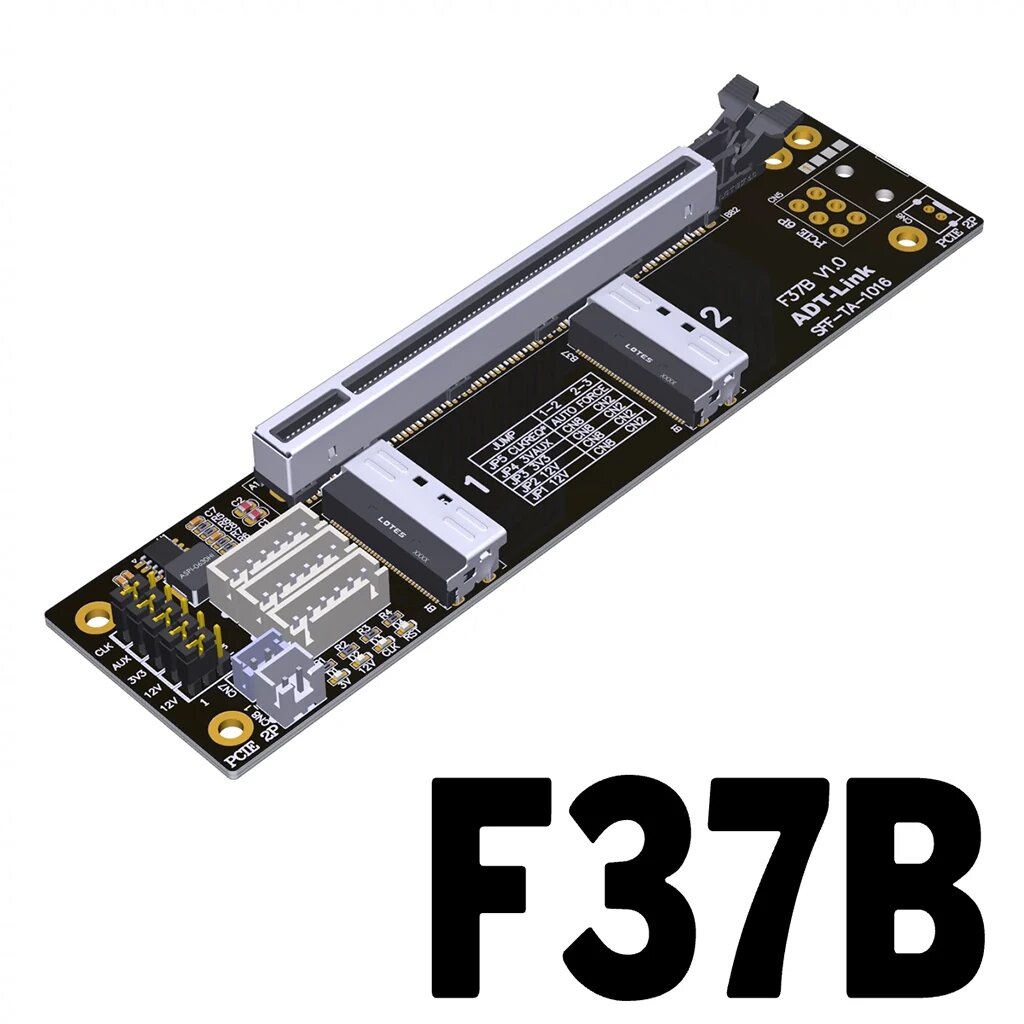 Удлинитель PCIe 4.0 x16 для видеокарты F37B