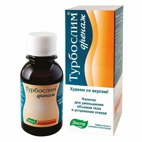 Турбослим Дренаж, раствор для приема внутрь 100 мл