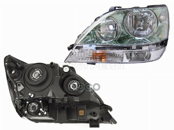 Фара Lexus RX 97-03 / Toyota Harrier (XU10) 97-03 (Слева/ Галоген/ Ручная регулировка) Sat арт. ST-312-1152L-AS1