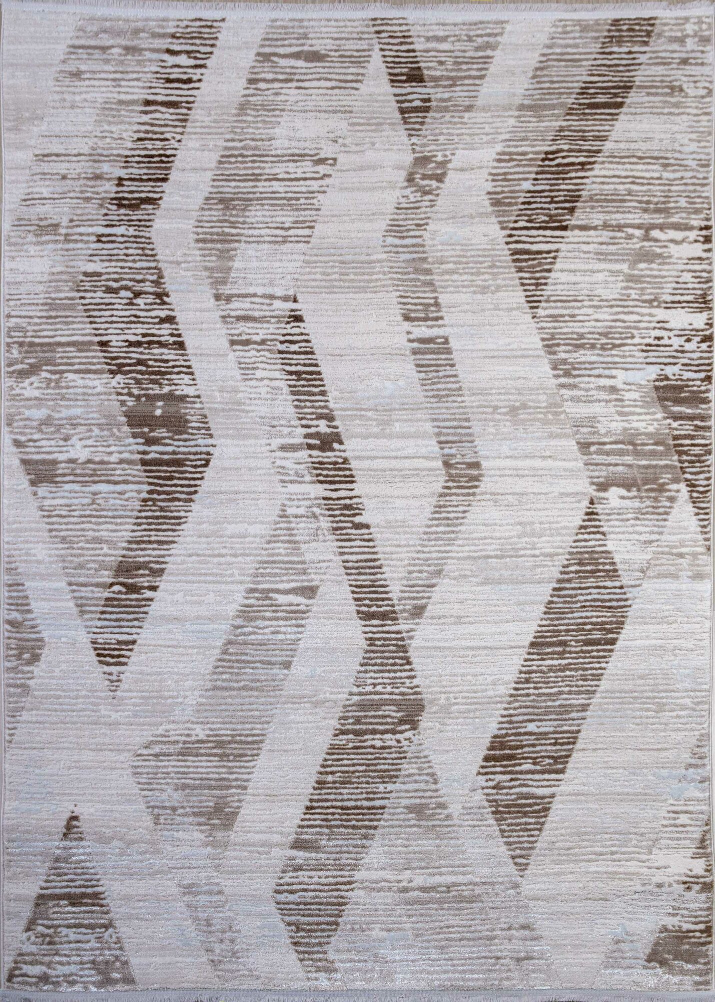 Ozkaplan karpet Ковер турецкий Leonidas B0762A L. Beige-White 0.8x1.5м